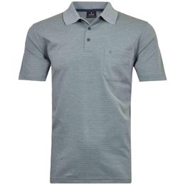 Poloshirt Ragman, Herren, Gr. Blacklist, gr&uuml;n (salbei, 344), Baumwollmischung, regular fit, ohne Ausschnitt, Shirts Poloshirt