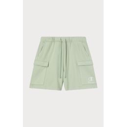 Sweatshorts Champion, Damen, Gr. M (40), N-Gr, gr&uuml;n (cvs), Obermaterial: 70% Baumwolle, 30% Polyester, Hosen Sweatshorts, sportlicher Stil, f&uuml;r Freizeit, aus Baumwolle und Polyester