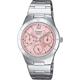 Casio Timeless Collection Damen CASIO TIMELESS COLLECTION Multifunktionsuhr &raquo;LTP-2069D-4AVEG&laquo; Quarzuhr, Armbanduhr, Damenuhr, Jugendliche, Datum, 