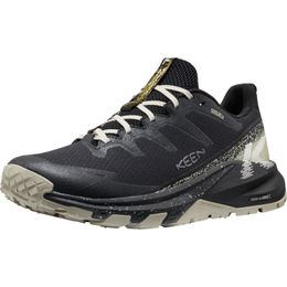 Outdoorschuh Keen "TARGHEE APEX WP", Gr. 43, schwarz, abbey stone, Textil, Schuhe Outdoorschuh, wasserdicht und atmungsatkiv