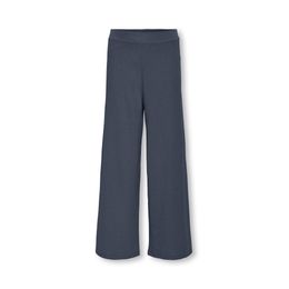 Jerseyhose KIDS Only "KOGNELLA PANT JRS", M&auml;dchen, Gr. 140, N-Gr, blau (ombre blau), Jersey, Obermaterial: 65% Polyester, 30% Viskose, 5% Elasthan, unifarben, relaxed fit kn&ouml;chellang, Hosen Jerseyhose