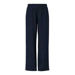 Sweathose Pieces "PCCHILLI HW WIDE SWEAT PANTS NOOS BC", Damen, Gr. M (38), N-Gr, blau (sky captain), Sweatware, Obermaterial: 50% Baumwolle, 50% Polyester, unifarben, relaxed fit kn&ouml;chellang, Hosen Sweathose