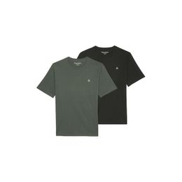 Marc O'Polo Marc O'polo Herren Marc O'Polo T-Shirt Packung, 2 Stk. gr&uuml;n S