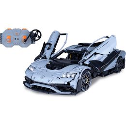 Jamara RC-Auto &raquo;CaDA, Mercedes-AMG ONE 1:8 grau 2,4GHz Bricks&laquo; mit LED Licht grau Kunststoff