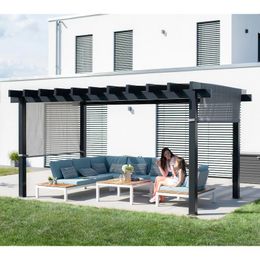 Sojag Pavillon &raquo;Yamba 10x16 anthrazit&laquo; BxTxH: 495x295x253 cm grau