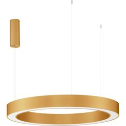 NOVA LUCE LED-H&auml;ngeleuchte &raquo;MORBIDO&laquo; LED-Modul 1 Stk. Warmwei&szlig; gold