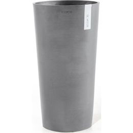 Ecopots Blumentopf &raquo;AMSTERDAM HIGH Grey&laquo; BxTxH: 41x41x76 cm grau Kunststoff