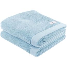 Tom Tailor HOME Handtuch &raquo;COLOR BATH&laquo; 100% Baumwolle, 50x100 cm, uni, gro&szlig;e Farbauswahl blau Frottier, Frottier