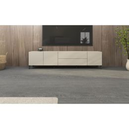 borchardt M&ouml;bel borchardt M&ouml;bel Lowboard &raquo;Sophia, Tv-Schrank Breite 190 cm&laquo; Metallf&uuml;&szlig;e, grifflose Optik Holzwerkstoff