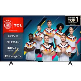 TCL QLED-Fernseher &raquo;85P71KX1&laquo; 215 cm/85 Smart-TV Multi-HDR, Dolby Vision, Smart TV, Apple Airplay2, Dolby Atmos, Onkyo schwarz ONKYO 2.1 Soundsystem*: