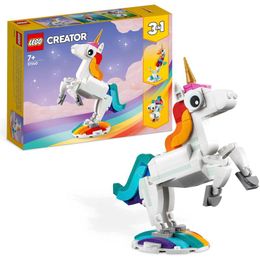 Lego Konstruktionsspielsteine &raquo;Magisches Einhorn (31140), Lego Creator 3in1&laquo; bunt Konstruktionsspielsteine