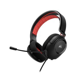 Corsair Gaming-Headset &raquo;HS35 v2 Multiplatform&laquo; rot Lautst&auml;rkeregelung und Stummschaltung &uuml;ber Tasten am Headset: Dank der Stummschalttaste und des 