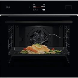 AEG Einbaubackofen Serie 8000 &raquo;TB8SB72WAB&laquo; Multidampfgarer, Dampfbackofen mit 100% Dampfzugabe, Made in Germany schwarz Einbaubackofen