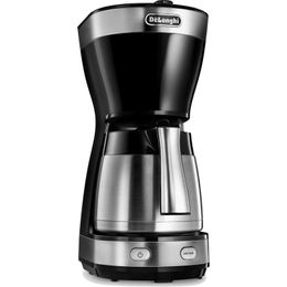 De'Longhi De'Longhi Filterkaffeemaschine &raquo;ICM 16710&laquo; 1,25 l Kaffeekanne Papierfilter silber Filterkaffeemaschine
