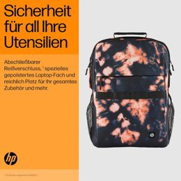 HP Notebook-Rucksack &raquo;Campus XL (Tie Dye)&laquo; bunt Kunststoff Noch besseren Halt bekommen Sie mit dem schnell verschlie&szlig;baren Brustriemen.
