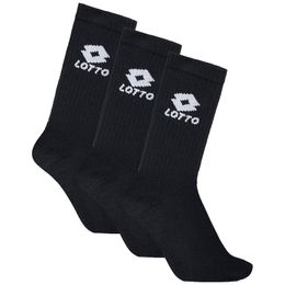 Lotto Damen Lotto Socken Spar-Set, 3er-Pack, - f&uuml;r Damen, Herren & Kinder schwarz 35-38