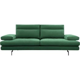 Calia italia 3,5-Sitzer &raquo;Toby Wing, 228 cm breit, italienisches Designsofa, Megasofa&laquo; inkl. Sitztiefenverstellung und Armteilfunktion, F&uuml;&szlig;e in Schwarz