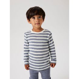 name it Jungen Langarmshirt &raquo;NMMWANG WOOL NEEDLE LS TOP NOOS&laquo; Wolle, regular fit wei&szlig; 92