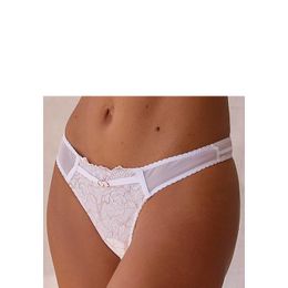 Lascana Damen Lascana String mit feinem Glitzergarn wei&szlig; 48/50