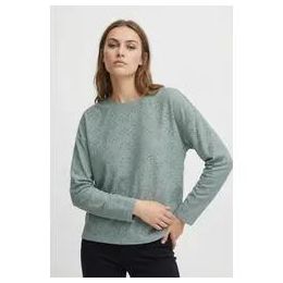 Langarmshirt Only "ONLSMILLA LIFE L/S TOP JRS", Damen, Gr. XL, abyss, Jersey, Obermaterial: 95% Polyester, 5% Elasthan, unifarben, regular fit Po-bedeckend, Rundhals, Shirts Langarmshirt