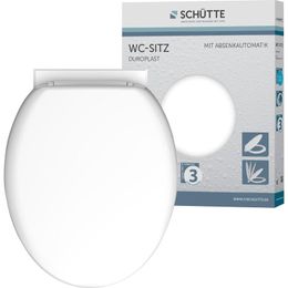 Sch&uuml;tte WC-Sitz &raquo;UNI&laquo; Duroplast, Absenkautomatik wei&szlig; Duroplast