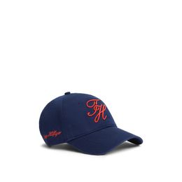Tommy Hilfiger Unisex Baseball Cap &raquo;TH SCRIPT SOFT 6 PANEL&laquo; mit Logo-Stickerei, Umfang 58 cm
