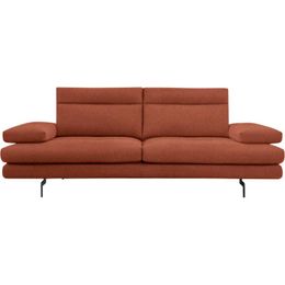 Calia italia 3,5-Sitzer &raquo;Toby Wing, 228 cm breit, italienisches Designsofa, Megasofa&laquo; inkl. Sitztiefenverstellung und Armteilfunktion, F&uuml;&szlig;e in Schwarz