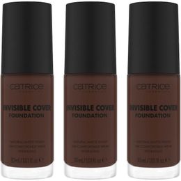 Catrice Damen Foundation &raquo;Invisible Cover Foundation&laquo; mit langanhaltendem Finish braun