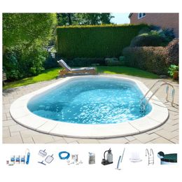 my POOL BWT Ovalpool &raquo;PREMIUM mit sandfarbener Innenfolie&laquo; H&ouml;he 150 cm, in verschiedenen Gr&ouml;&szlig;en beige