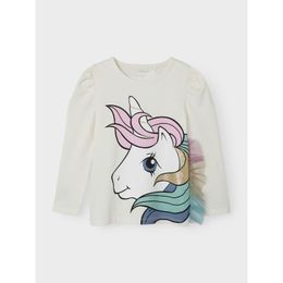 name it M&auml;dchen Langarmshirt &raquo;NMFSILLE MLP LS TOP CPLG&laquo; gr&uuml;n 92