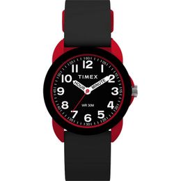 Timex Jungen Quarzuhr &raquo;TIME TEACHER&laquo; Armbanduhr, Kinderuhr, Lernuhr, Geburtstag, Schulanfang, Geschenkidee schwarz