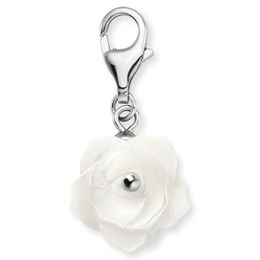 Engelsrufer Damen Charm Blume &raquo;Rose&laquo; mit Perlmutt bunt