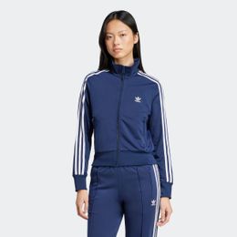 Trainingsjacke adidas originals "ADICOLOR CLASSICS FIREBIRD ORIGINALS", Damen, Gr. M, blau (nindig), Obermaterial: 100% Polyester, normal, Jacken Trainingsjacke, Sportjacke, Track Top