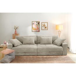Jockenh&ouml;fer Big-Sofa &raquo;Space&laquo; XXL, B: 284cm, 2x gro&szlig;er Stauraum, Wellenfederung, inkl. Kissen Korpus: 100% Polyester;Kissen: 100% Polyester