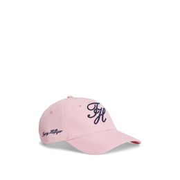 Tommy Hilfiger Unisex Baseball Cap &raquo;TH SCRIPT SOFT 6 PANEL&laquo; mit Logo-Stickerei, Umfang 58 cm
