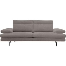 Calia italia 3,5-Sitzer &raquo;Toby Wing, 228 cm breit, italienisches Designsofa, Megasofa&laquo; inkl. Sitztiefenverstellung und Armteilfunktion, F&uuml;&szlig;e in Schwarz