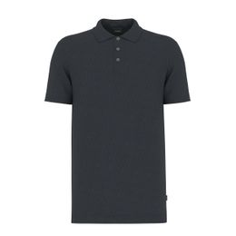 JOOP! Poloshirt JOOP "Jorge", Herren, Gr. S, dunkelblau, Jersey, Obermaterial: 100% Baumwolle, unifarben, loose fit normal, Shirts Poloshirt, mit Struktur, loose fit