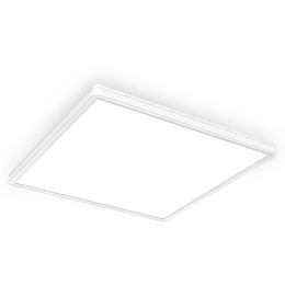 B.K.LICHT Panel LED-Modul 1 Stk. Neutralwei&szlig; Deckenleuchte, dimmbar, ultra-flach, indirektes Licht, neutralwei&szlig; wei&szlig;