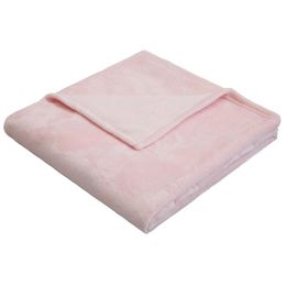 OTTO home Wohndecke &raquo;Jil&laquo; aus super weichem Kuschelfleece, Kuscheldecke, Premium Qualit&auml;t rosa Kunstfaser