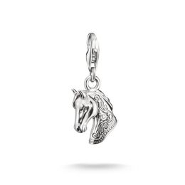 Thomas Sabo Damen Thomas Sabo Charm-Einh&auml;nger &raquo;Charm Pferdekopf-Optik - Original&laquo; mit Zirkonia (synth.)