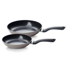 Fissler Pfannen-Set &raquo;Essential&laquo; Aluminium Set, je 1x Keramikpfanne 24 + 28 cm, 2 tlg. tlg. leicht zu reinigen, Made in Germany