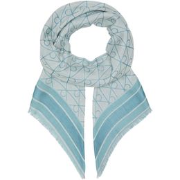 Calvin Klein Damen Modetuch &raquo;EMBLEM AOP JACQUARD SQUARE SCARF&laquo; Mit Markenlabelmusterung