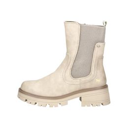 Mustang Shoes Damen Stiefelette &raquo; Stiefelette Lederimitat/Textil&laquo; beige 40