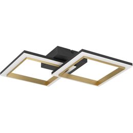 Eglo Deckenleuchte &raquo;Calliera Deckenlampe, Metall und Kunststoff, B&uuml;rolampe Decke, Lampe&laquo; LED-Modul 1 Stk. Neutralwei&szlig; Wand-/Deckenleuchte - L52,5 x 