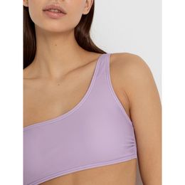 Lscn By Lascana Damen LSCN by LASCANA Bustier-Bikini-Top &raquo;Gina&laquo; in One-Shoulder-Optik lila 34, Cup A/B