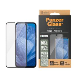 CARE by PanzerGlass Displayschutzglas &raquo;Ultra-Wide Fit Screen Protection&laquo; f&uuml;r Google Pixel 9a Displayschutzfolie, Schutzfolie, Bildschirmschutz, kratz-