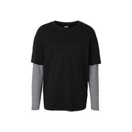 Urban Classics Herren Urban Classics Longsleeve &raquo; Herren Oversized Double Layer Striped LS Tee&laquo; 1 Stk. L