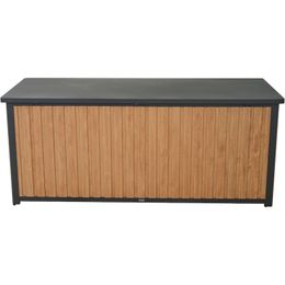 siena GARDEN Kissenbox Gestell aus Aluminium, 181x79x75cm woodlook Aluminium