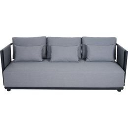 siena GARDEN Gartensofa &raquo;ADEYRA&laquo; Gestell aus Aluminium, inkl. Kissen, 3er Loungesofa 55%PVC, 25%Polyester, 20%Polypropylen