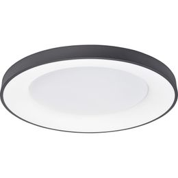 NOVA LUCE LED Deckenleuchte &raquo;RANDO THIN&laquo; LED-Modul 1 Stk. Warmwei&szlig; schwarz